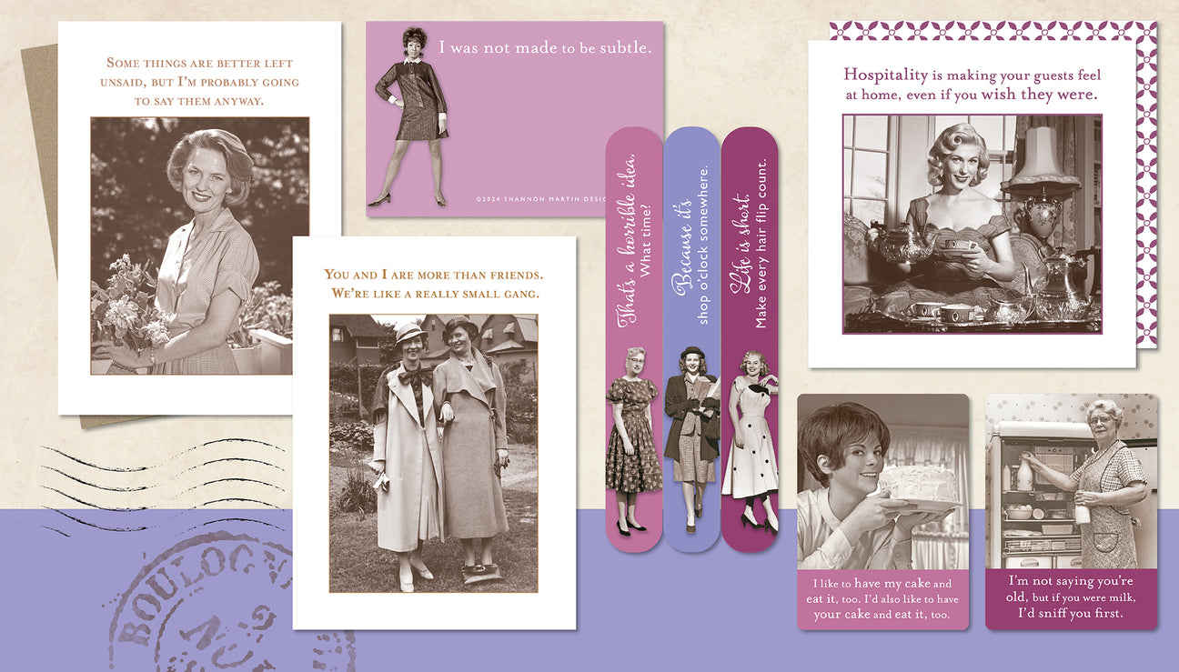 Shannon Martin Design | Humorous Greeting Cards & Gifts | Retro Style