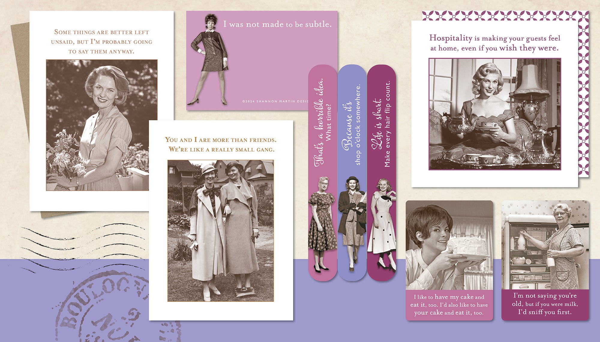 Shannon Martin Design | Humorous Greeting Cards & Gifts | Retro Style