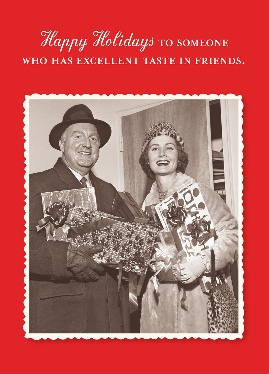 Excellent Taste Holiday Card | Shannon Martin Design