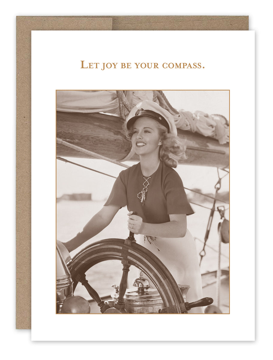 Joy Be Compass Birthday Card | Shannon Martin Design