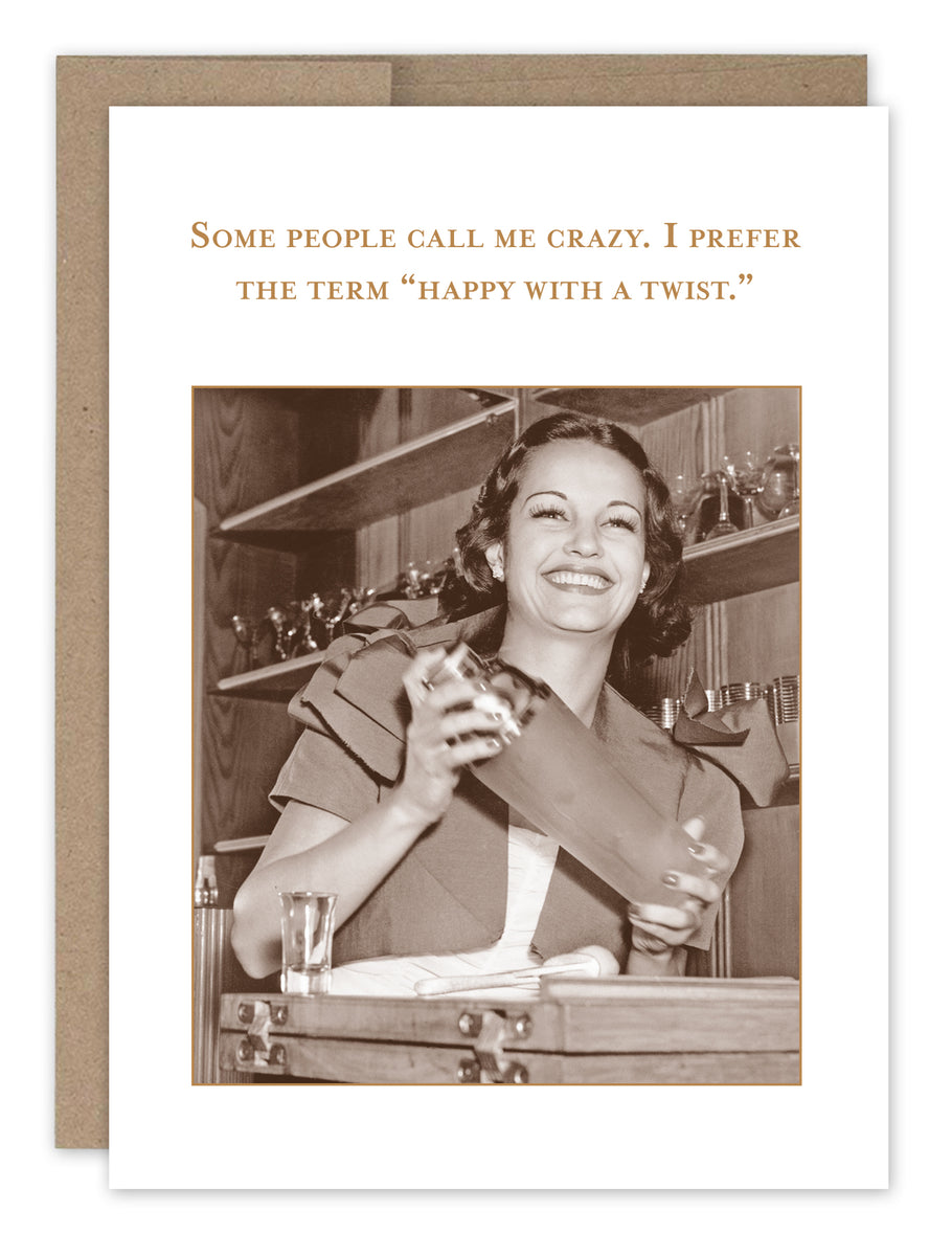 Happy With A Twist Birthday Card | Shannon Martin Design