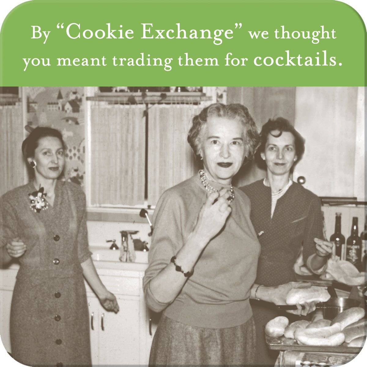 Cookie Exchange Holiday Coaster | Shannon Martin Design